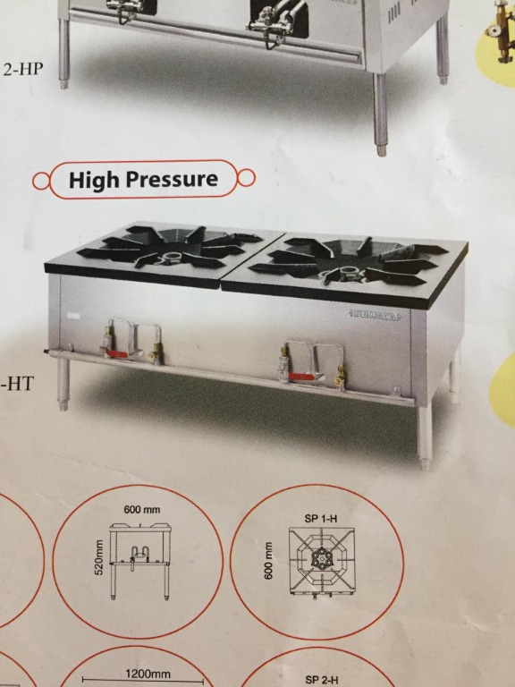 Stock pot high pressure burner, Commercial & Industrial, Construction ...