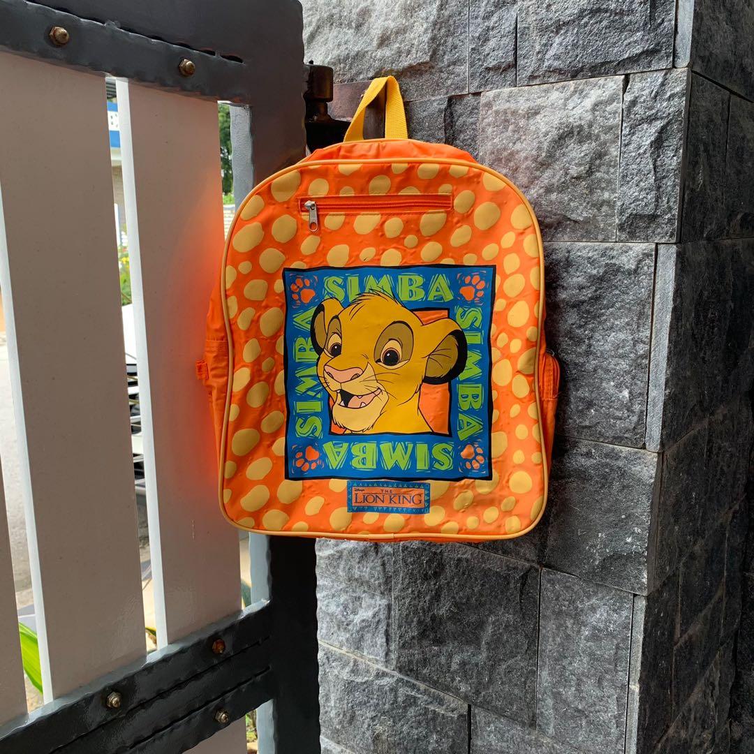 The Lion King Simba Backpack, Men's Fashion, Bags, Backpacks on Carousell