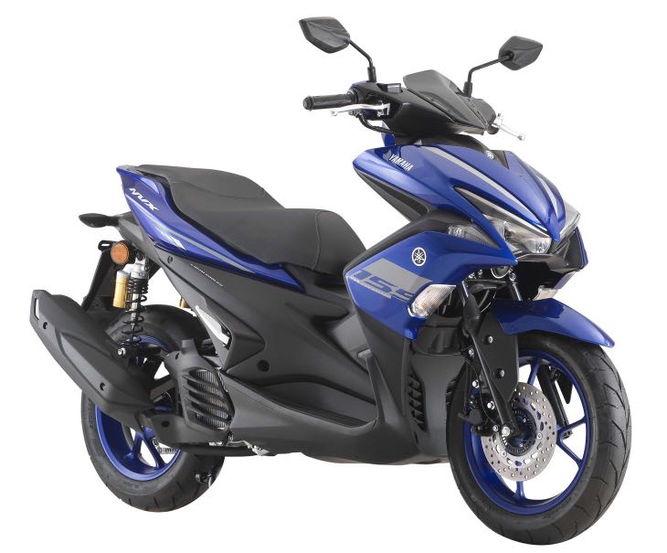 YAMAHA AEROX NVX BLUE 2020 COVERSET, Motorcycles, Motorcycle ...