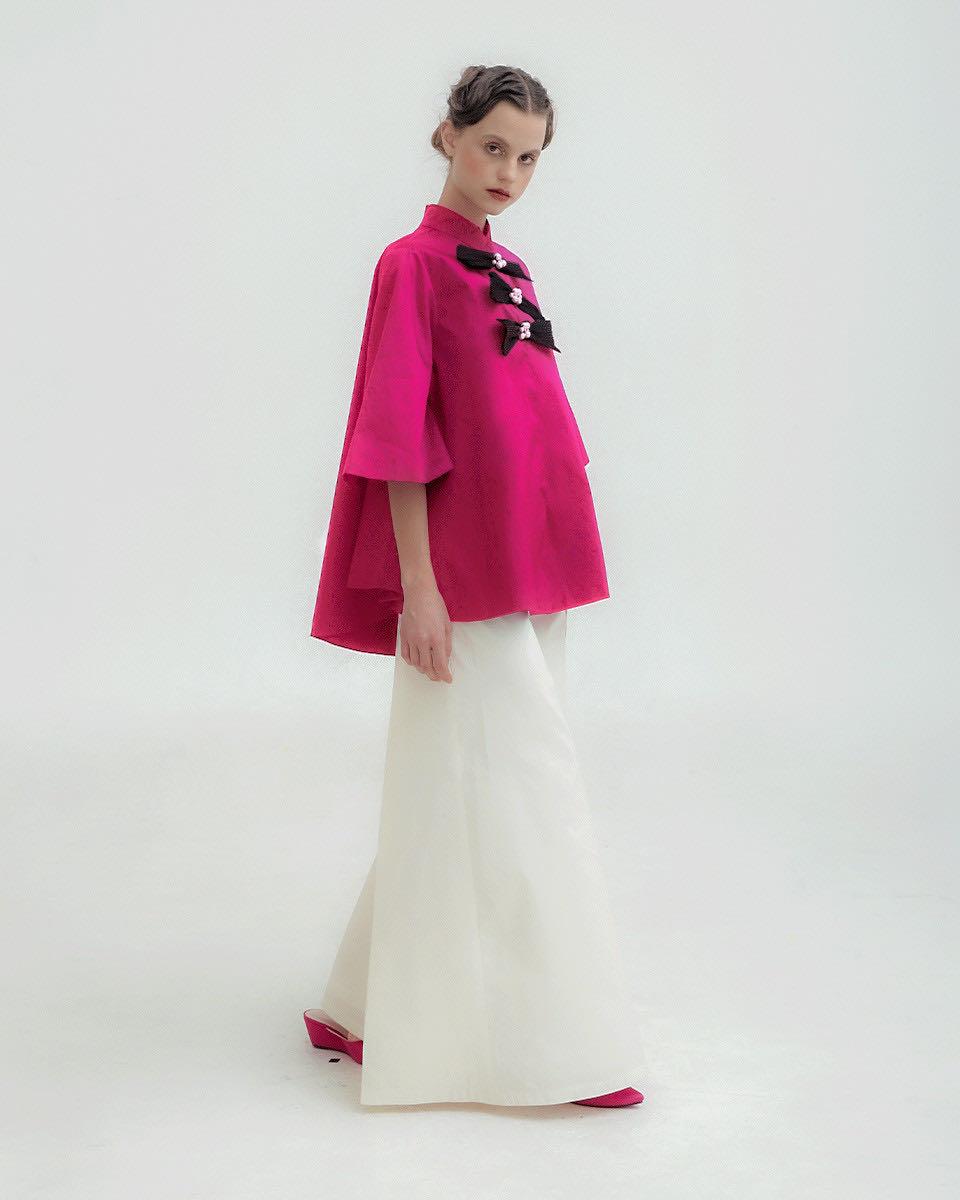 YEFTA GUNAWAN for Duma Roslin Top (Black-Fuchsia), Fesyen Wanita ...