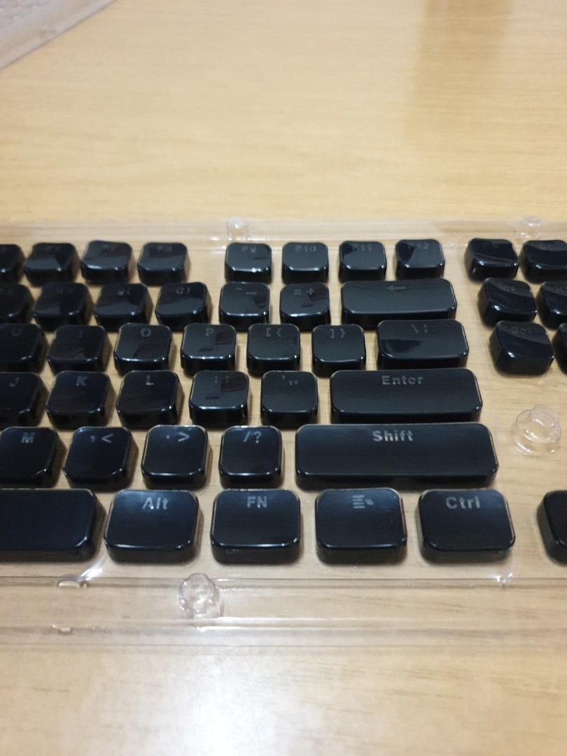 104 Acrylic Chiclet Style Keycap for mechanical switches, Computers ...