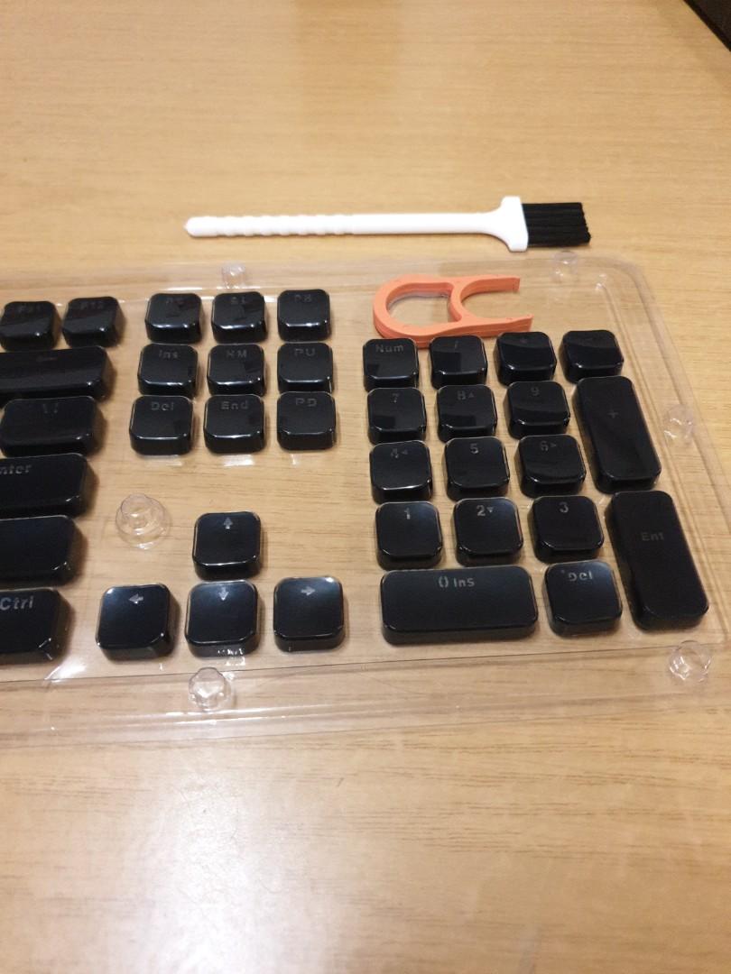 104 Acrylic Chiclet Style Keycap for mechanical switches, Computers ...