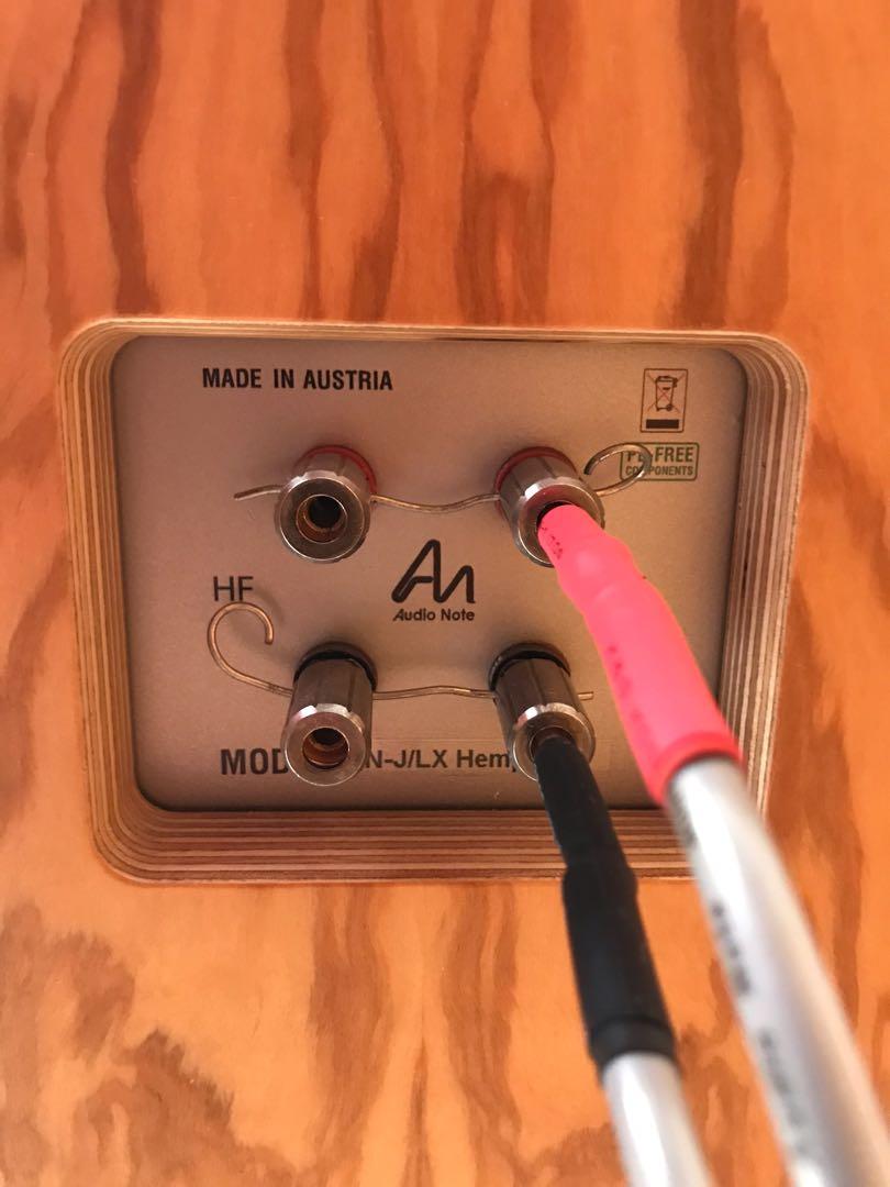 Audio Note AN-J LX Hemp with AN stands, Audio, Other Audio Equipment on ...
