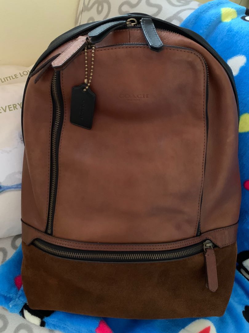 Coach Bleecker Vintage full grain leather backpack, Women's Fashion ...