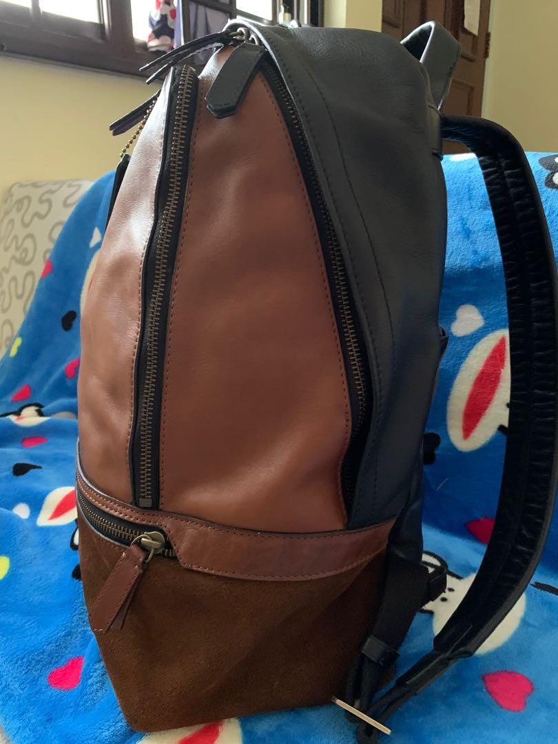Coach Bleecker Vintage full grain leather backpack, Women's Fashion ...