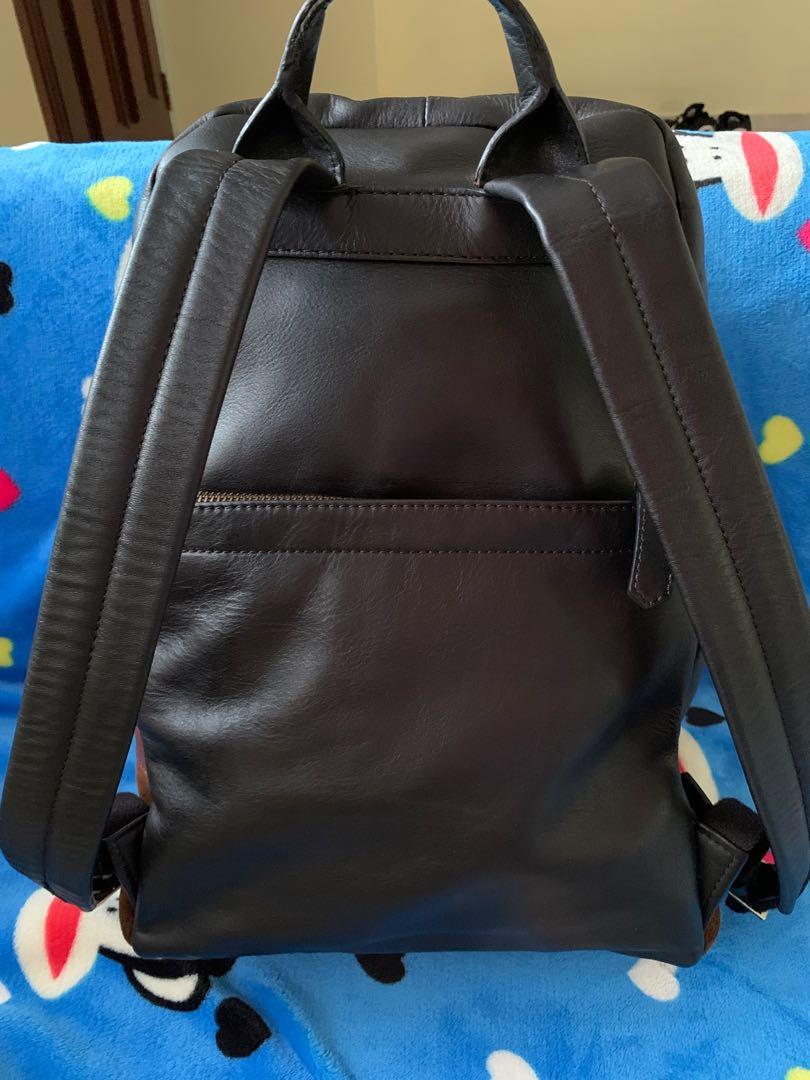 Coach Bleecker Vintage full grain leather backpack, Women's Fashion ...