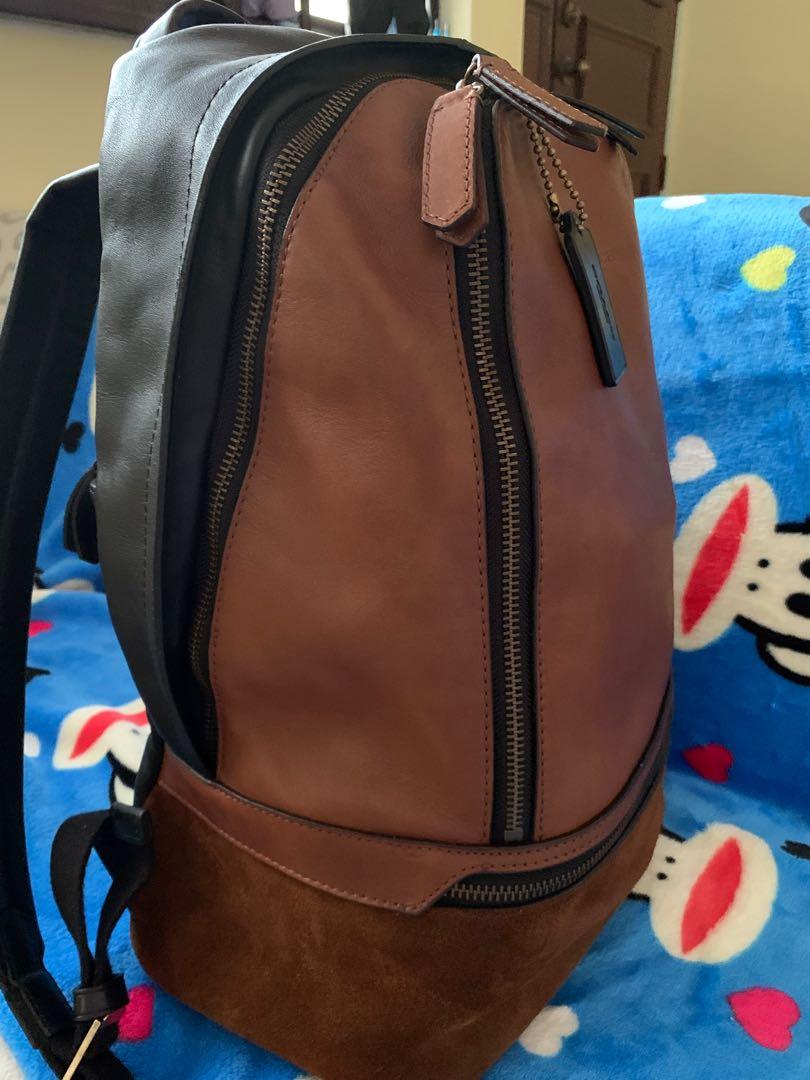 Coach Bleecker Vintage full grain leather backpack, Women's Fashion ...