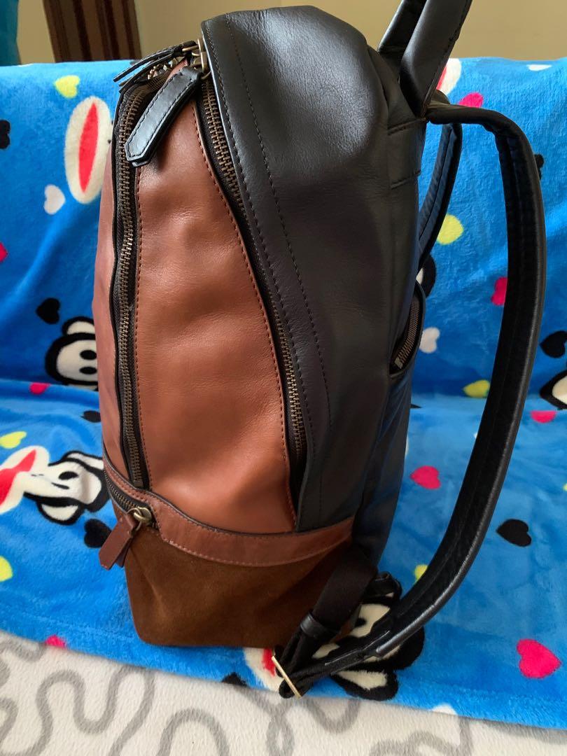 Coach Bleecker Vintage full grain leather backpack, Women's Fashion ...