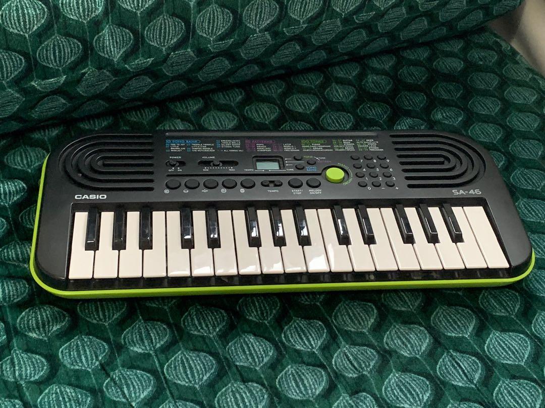Casio Keyboard SA-46, Hobbies & Toys, Music & Media, Musical ...