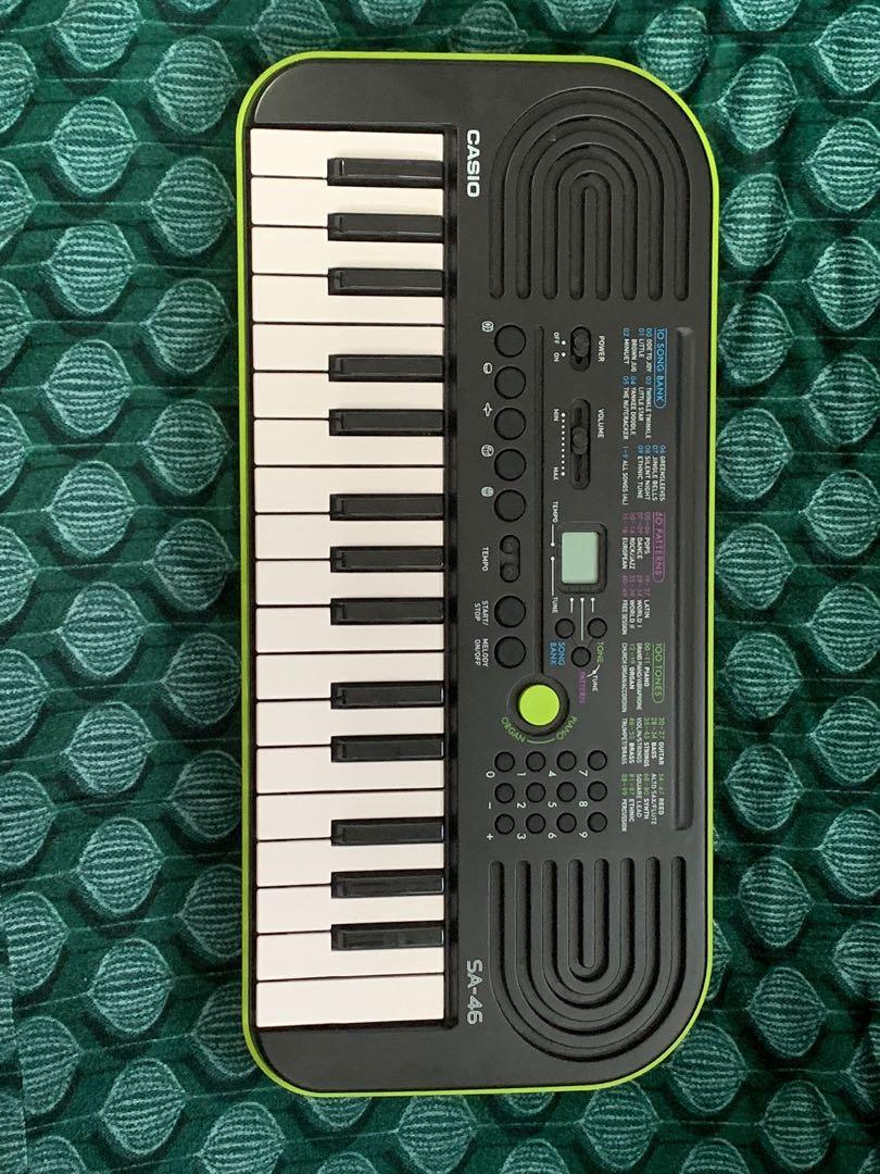 Casio Keyboard SA-46, Hobbies & Toys, Music & Media, Musical ...