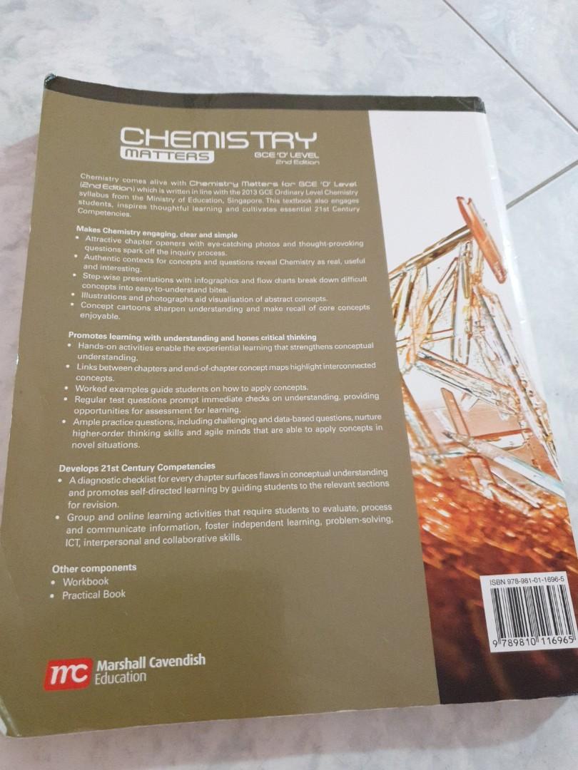 Chemistry Matters GCE O Level Textbook 2019 Ed, Hobbies & Toys, Books ...