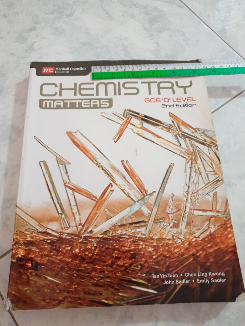 Chemistry Matters GCE O Level Textbook 2019 Ed, Hobbies & Toys, Books ...