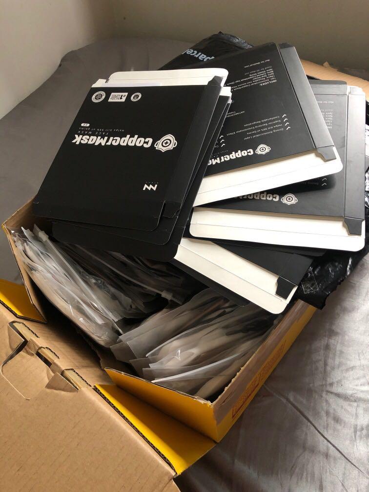 Copper mask 2.0, Health & Nutrition, Face Masks & Face Shields on Carousell