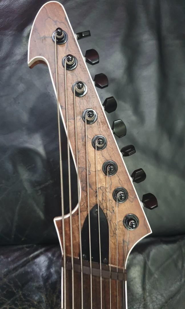 Custom 8 string pan fret guitar, Hobbies & Toys, Music & Media, Musical ...