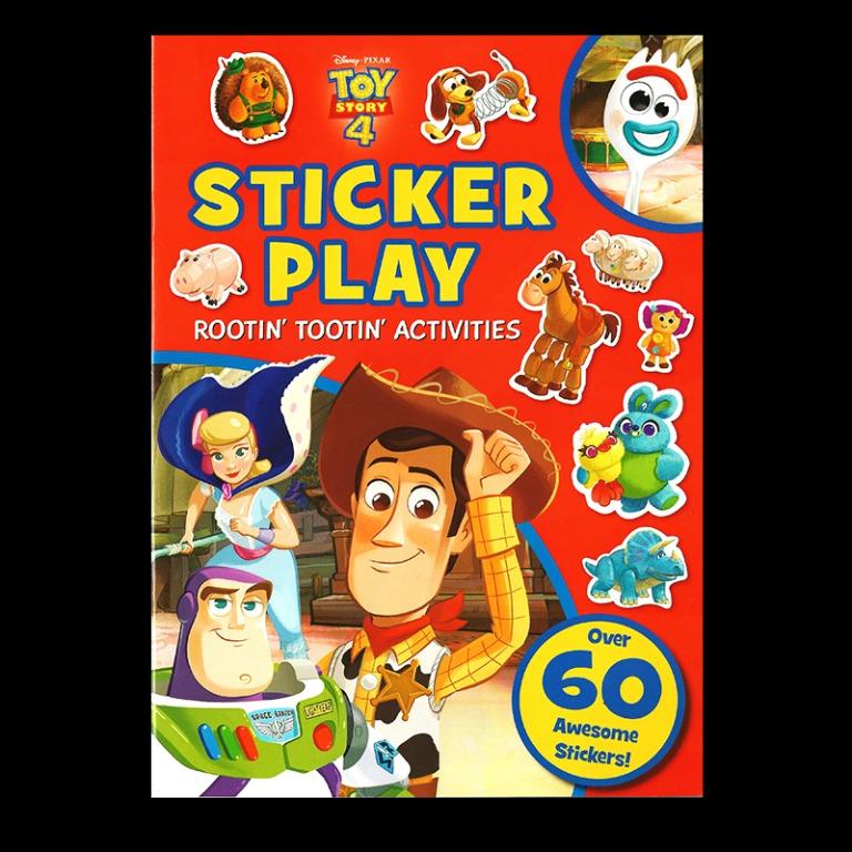 Disney Pixar Toy Story 4 Sticker Play | Coloring Sticker Book ...