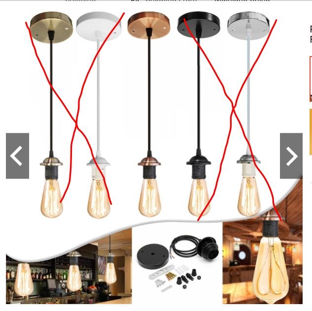 E27 Screw Ceiling Rose Light Fabric Flex Pendant Lamp Holder Fitting ...