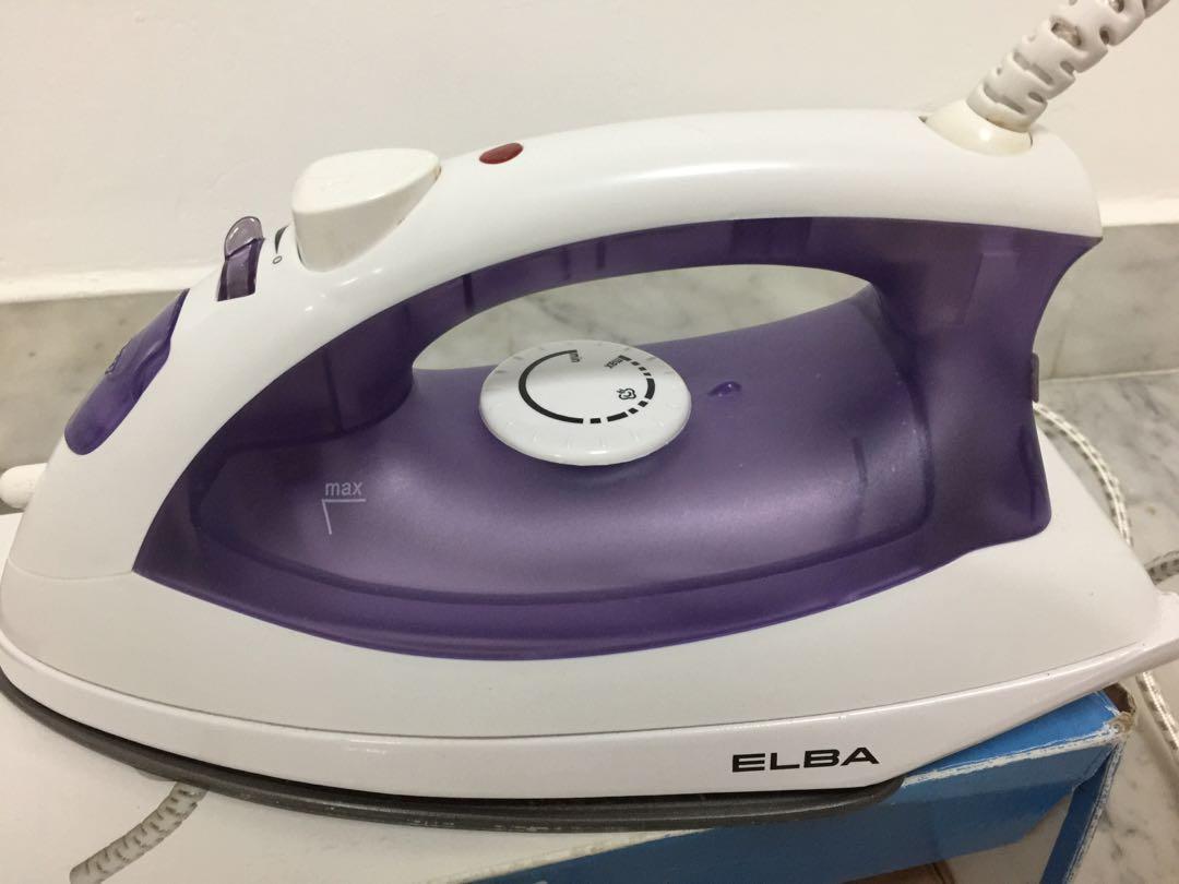 Elba steam iron, TV & Home Appliances, Irons & Steamers on Carousell