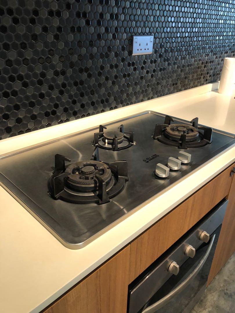 Ellane 3-burner cooker hob gas stove, TV & Home Appliances, Kitchen ...