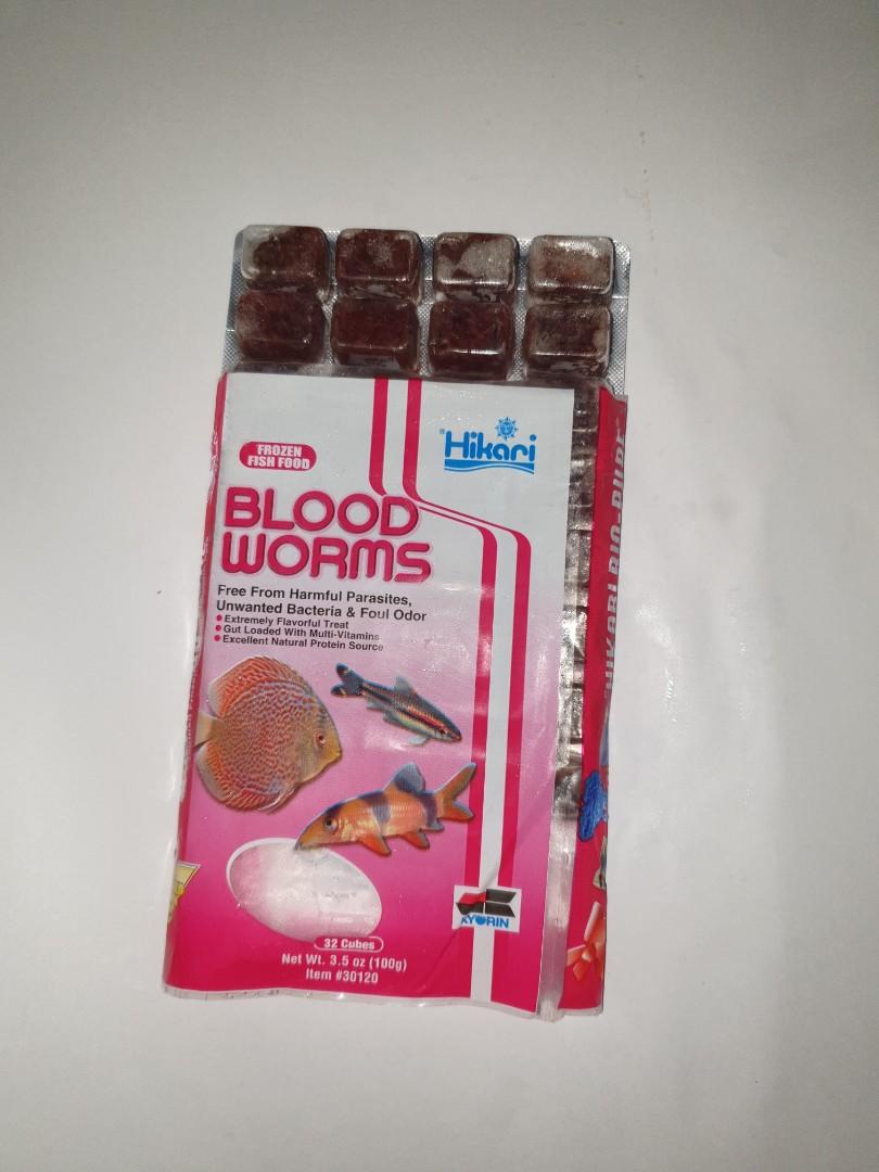 Hikari Frozen brine shrimp & bloodworm, Pet Supplies, Pet Food on Carousell