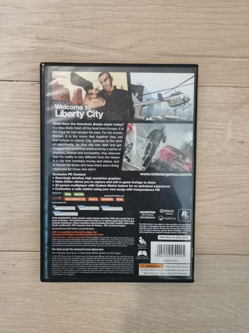 GTA IV "GTA 4" Original PC Game DVD (Ship on next day), Video Gaming, Video Games, Others on ...