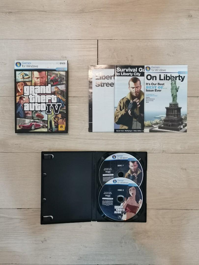 GTA IV "GTA 4" Original PC Game DVD (Ship on next day), Video Gaming ...