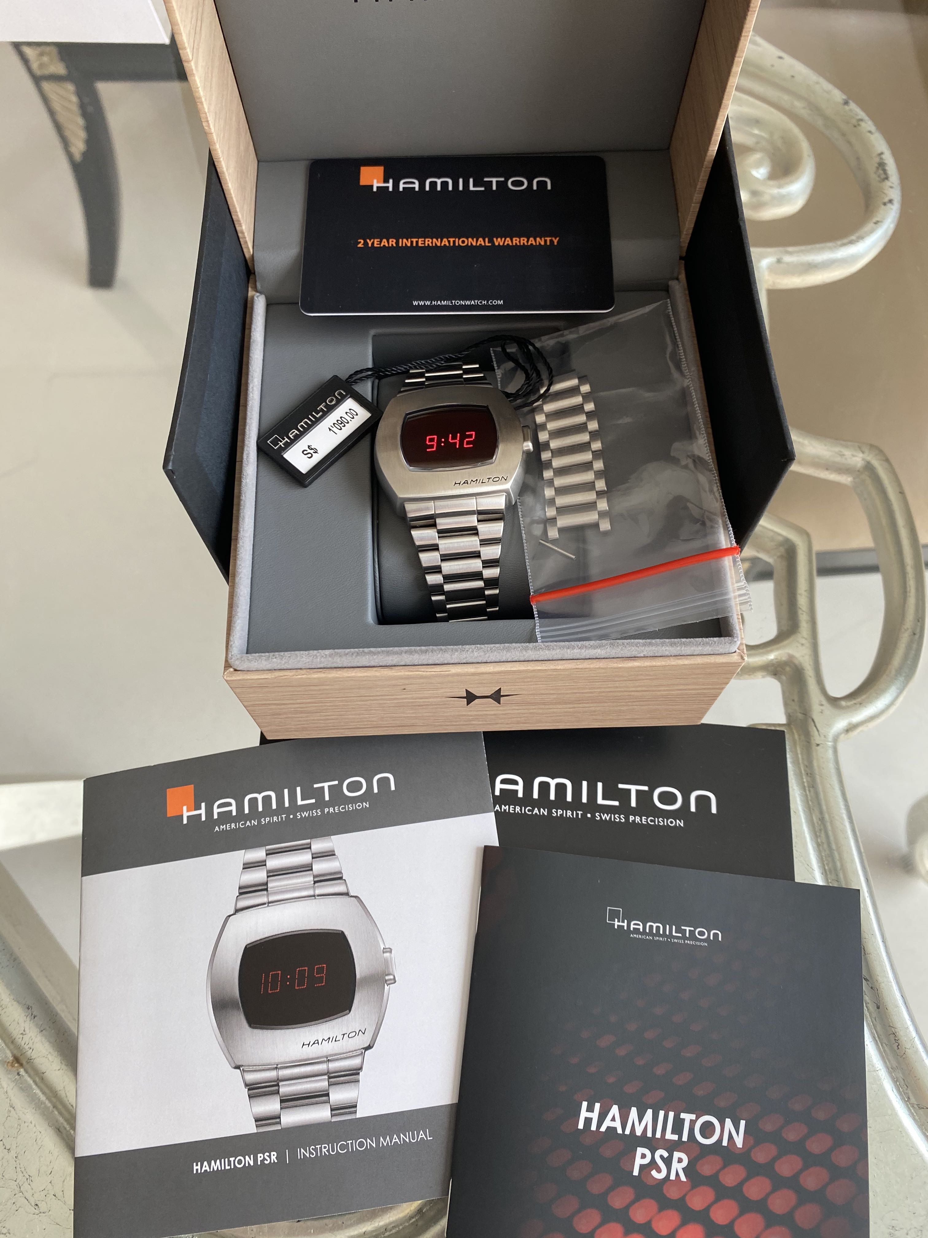 Hamilton PSR Stainless Steel Pulsar, Luxury, Watches on Carousell