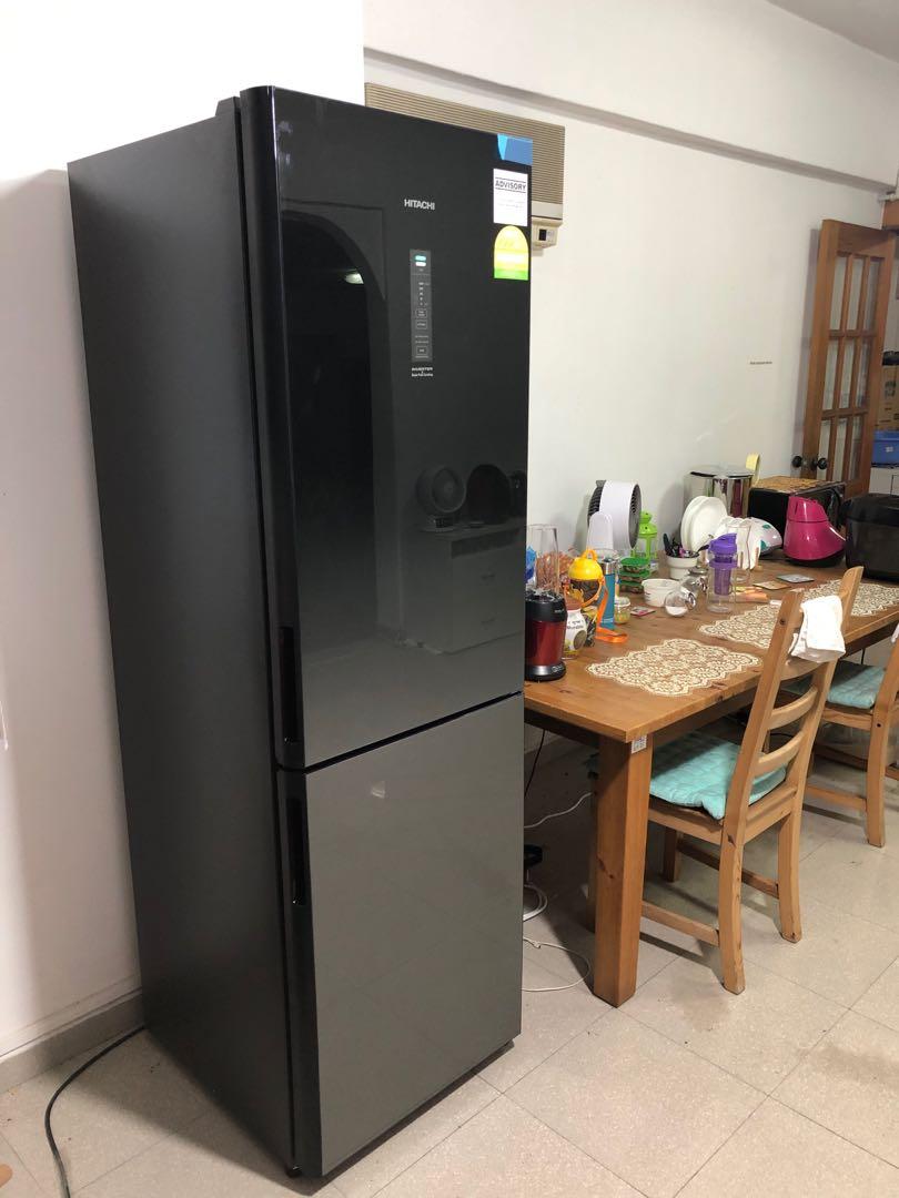Hitachi stylish bottom freezer Refrigerator, Home Appliances ...