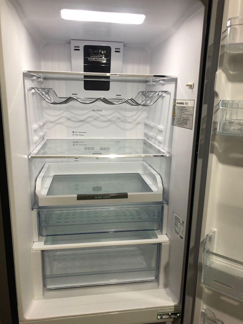 Hitachi stylish bottom freezer Refrigerator, Home Appliances ...
