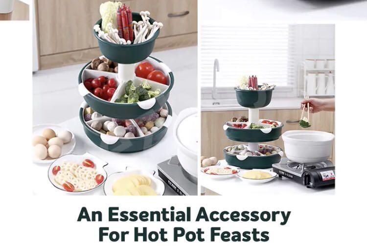 Hotpot rotating platter, TV & Home Appliances, Kitchen Appliances, BBQ ...