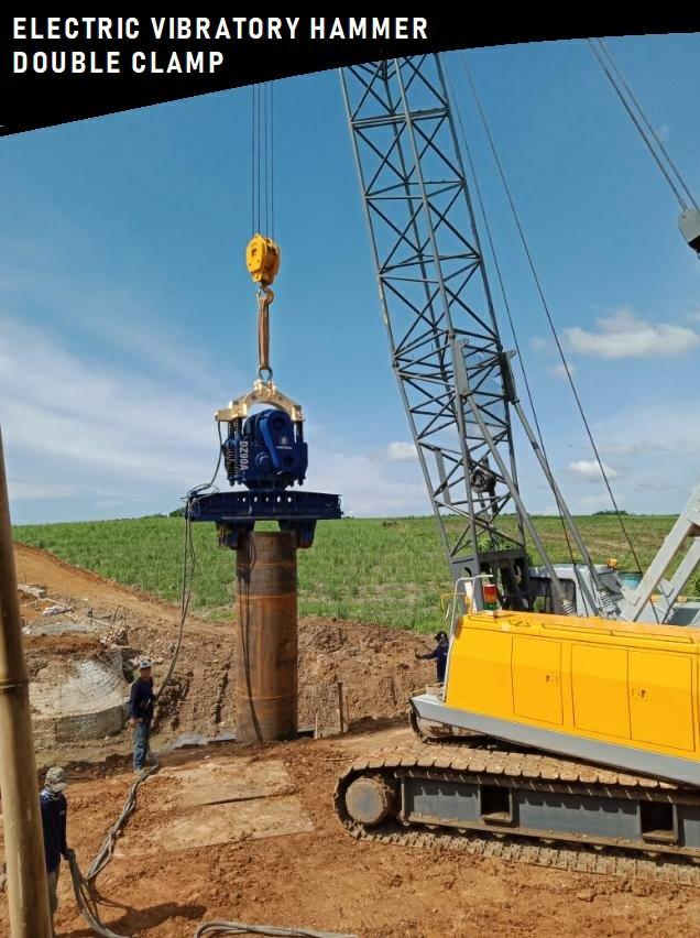 ICE Hydraulic vibro hammer, electric vibro hammer ,double clamp vibro ...
