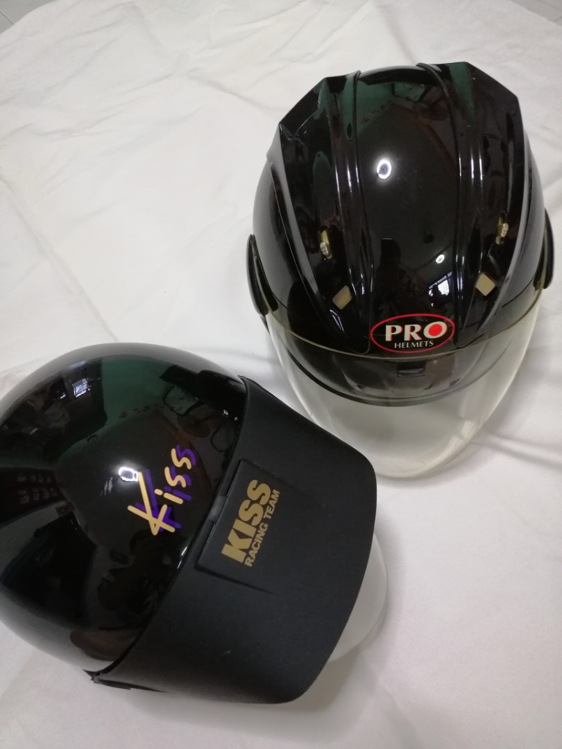 Kiss Helmet K-09, Motorcycles, Motorcycle Apparel on Carousell
