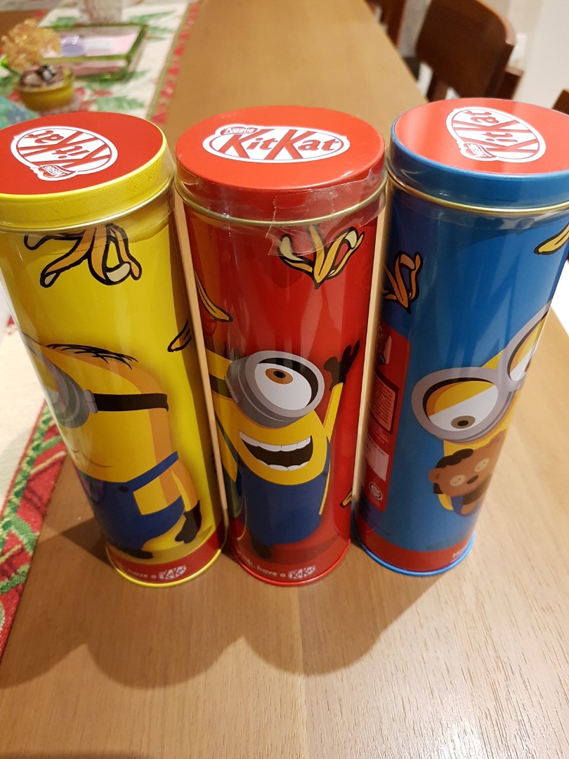 Kit kat minions, Food & Drinks, Packaged & Instant Food on Carousell