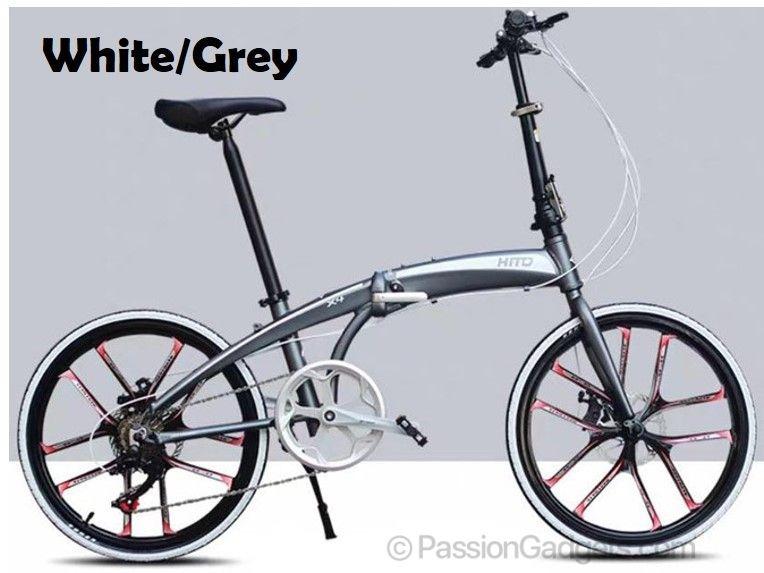 SG Official HITO X4 Pro 22INCH Foldable Bike 7 Speed Ultra-light Portable Lightweight, Sports ...