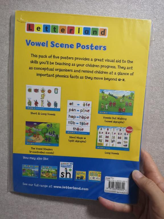Letterland Vowel Scene Poster, Hobbies & Toys, Books & Magazines ...