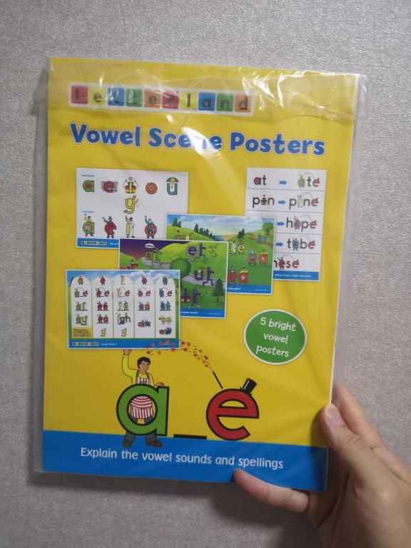 Letterland Vowel Scene Poster, Hobbies & Toys, Books & Magazines ...