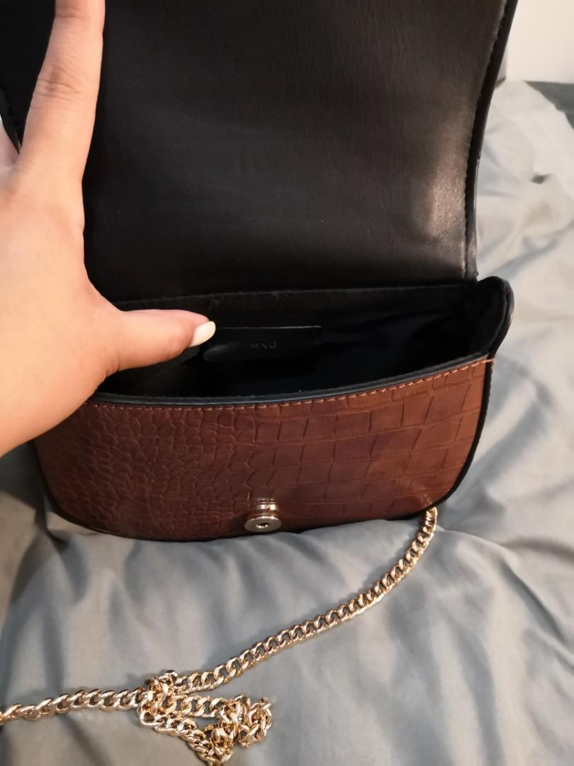 Mango Snake Skin Sling Bag, Women's Fashion, Bags & Wallets, Cross-body ...