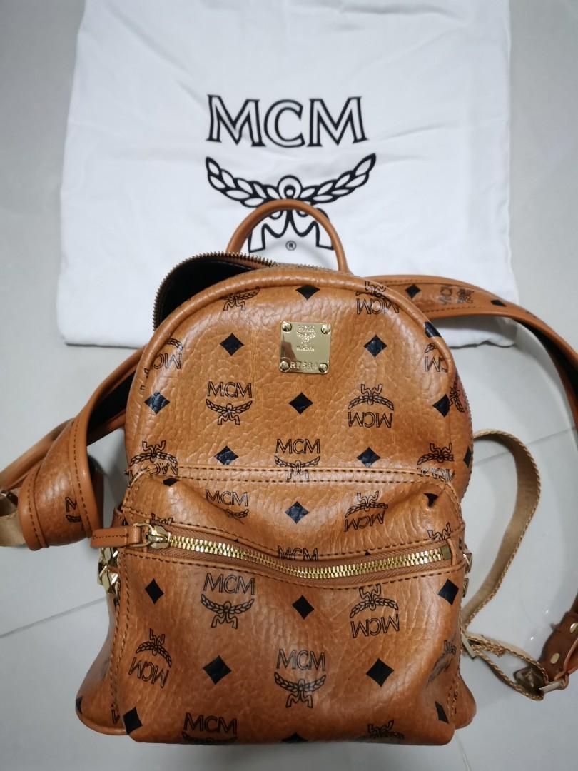 MCM Backpack Small Size, Luxury, Bags & Wallets on Carousell