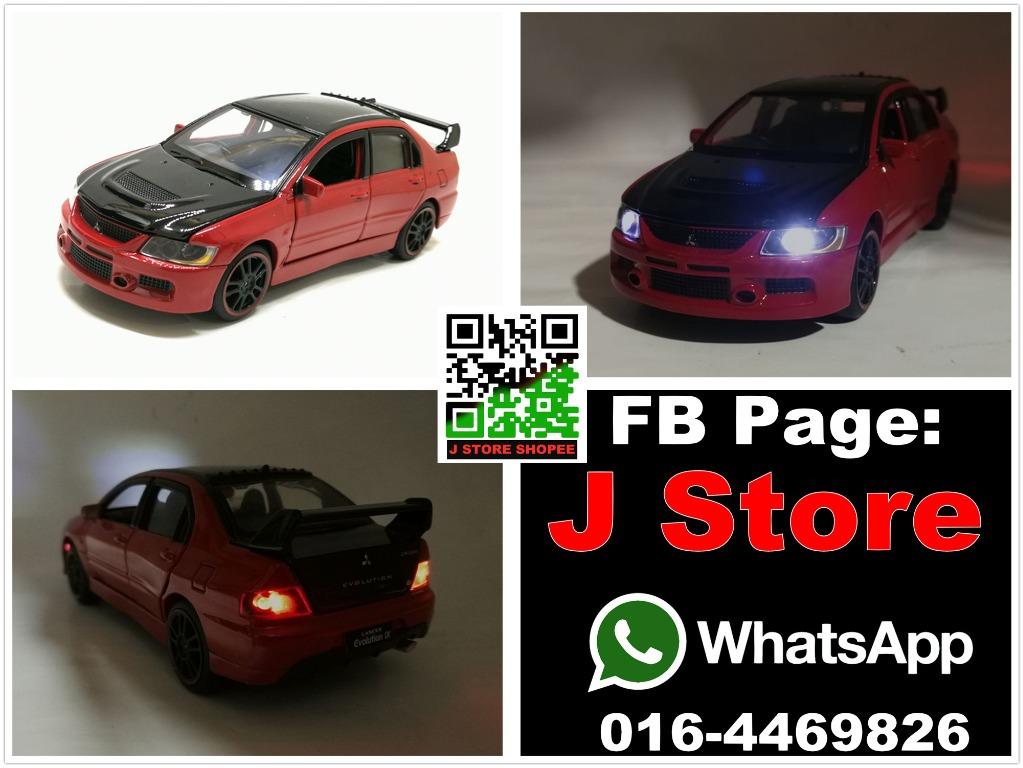 Mitsubishi Lancer EVO IX car modal ( J Store ), Hobbies & Toys, Toys ...
