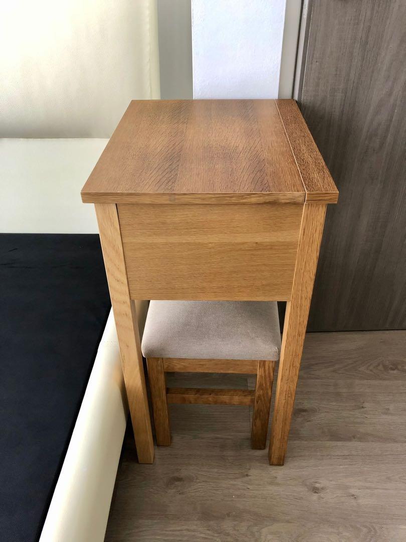 MUJI Vanity Table with Stool, Furniture & Home Living, Furniture ...