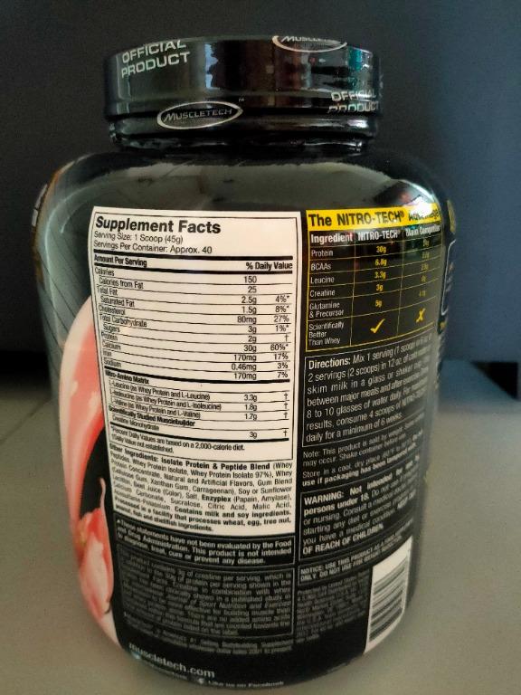 MUSCLETECH DRINK, Food & Drinks, Packaged & Instant Food on Carousell