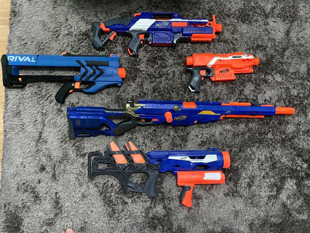 Nerf blasters, Hobbies & Toys, Toys & Games on Carousell
