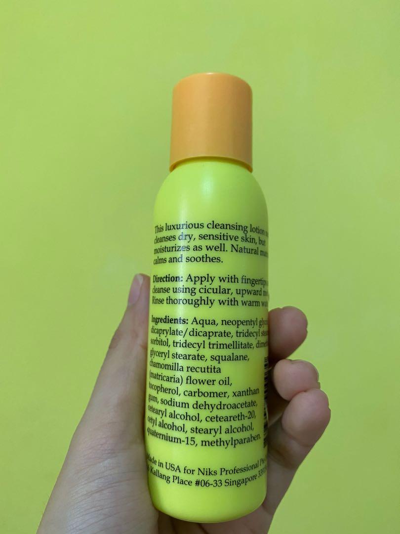 Niks Maple - Ultrafine Soothing Cleansing Lotion (100ml), Beauty ...