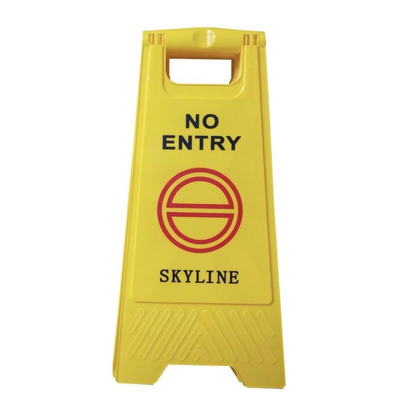 No Entry Floor Sign/ Signage/ Sign Board, Furniture, Home Decor, Others ...