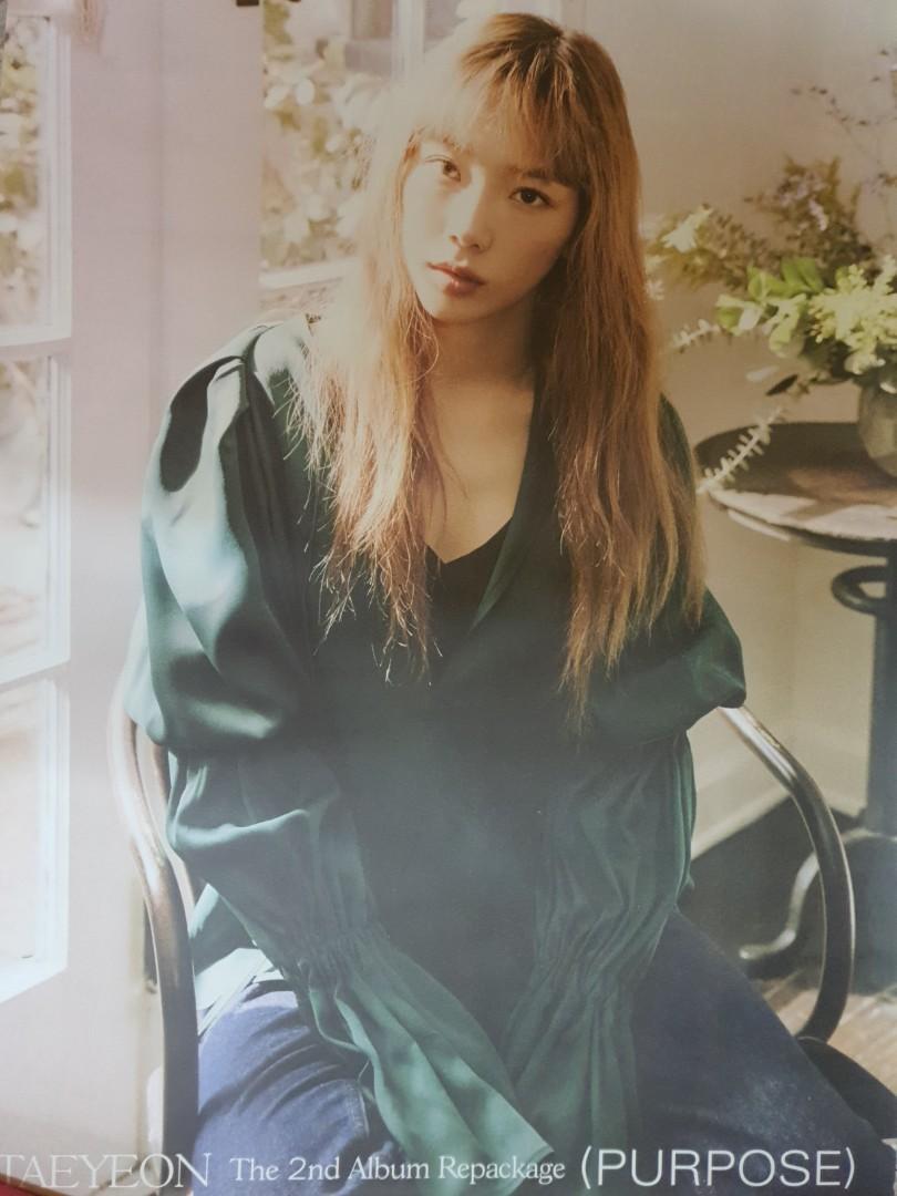 [OFFICIAL] Taeyeon The Second Repackage album (Purpose) Poster, Hobbies & Toys, Memorabilia ...