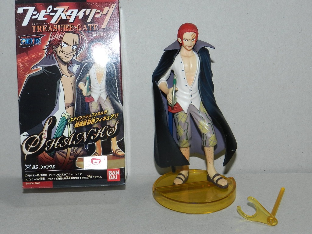 盒蛋：One Piece Styling - TREASURE GATE - 05 紅髮 撒古斯 (最後特價，2月尾會全數暫時下架), 興趣及 ...