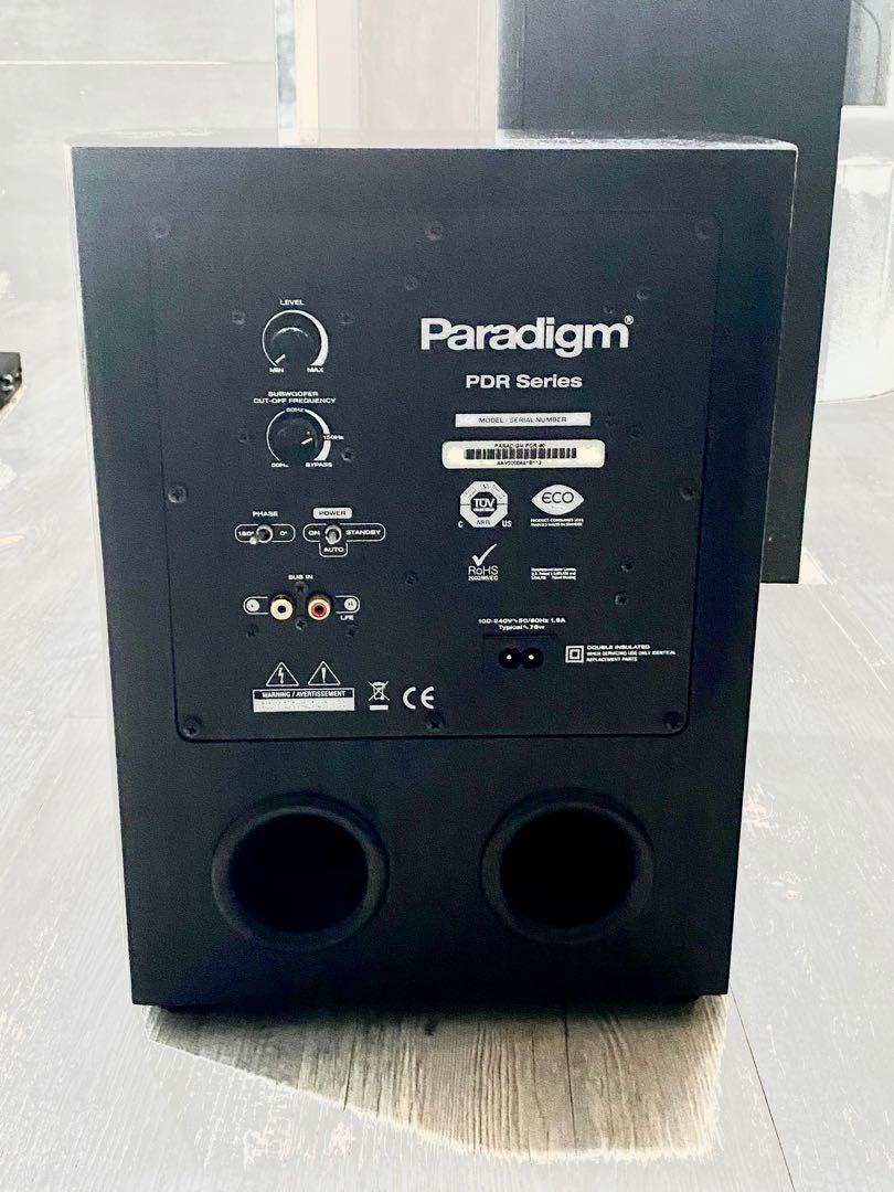 Paradigm PDR-80 (Active Subwoofer) @ $200, Audio, Soundbars, Speakers ...