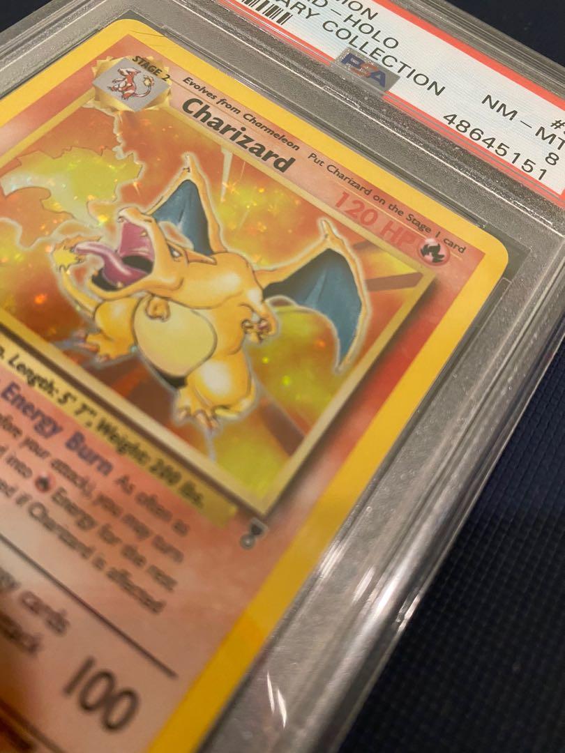 Pokemon TCG Charizard Legendary Collection PSA 8 Card, Hobbies & Toys ...