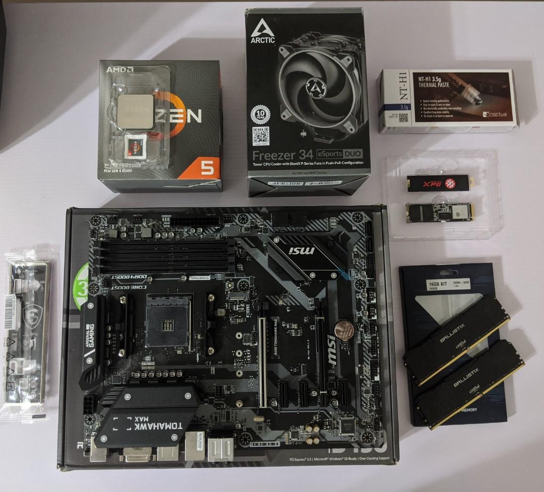 Ryzen 5 3600, B450 Tomahawk Max Rig, Computers & Tech, Parts & Accessories, Computer Parts on ...
