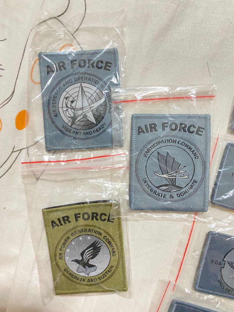 SAF/RSAF Republic Of Singapore Air Force Vocation / Squadron Badges ...