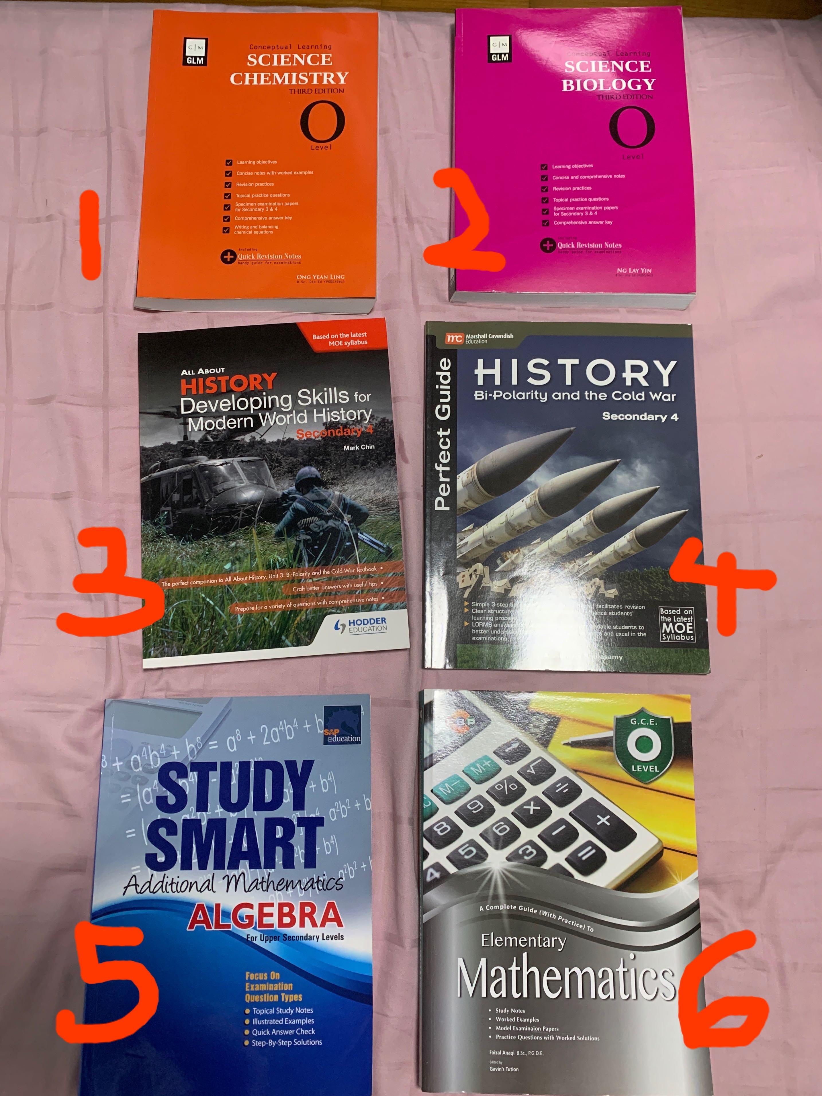 Secondary School Assessment Books $4 each, Hobbies & Toys, Books ...